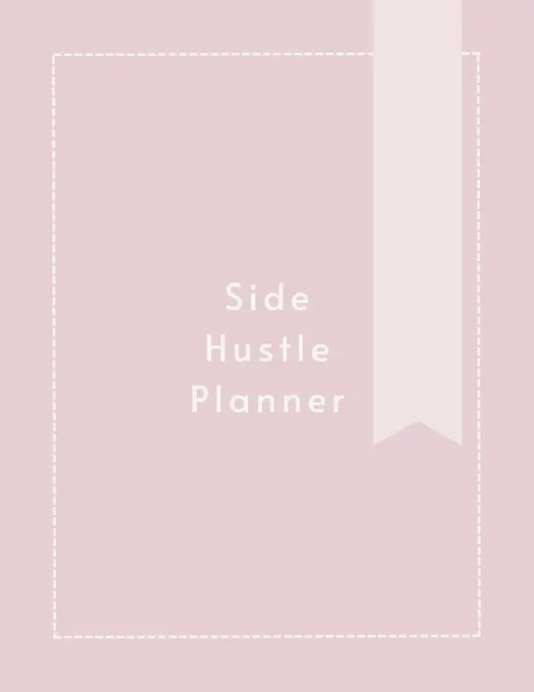 Side Hustle | PLR Planner - Resell & Use Now!
